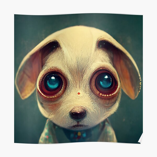 "Sad Dog Boy" Poster for Sale by Josef-Henry | Redbubble