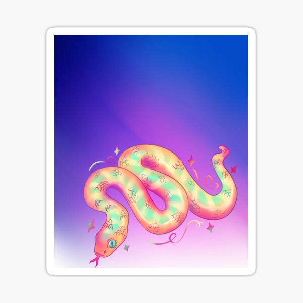 "Snake, animal, serpiente" Sticker for Sale by Mrmrstore | Redbubble
