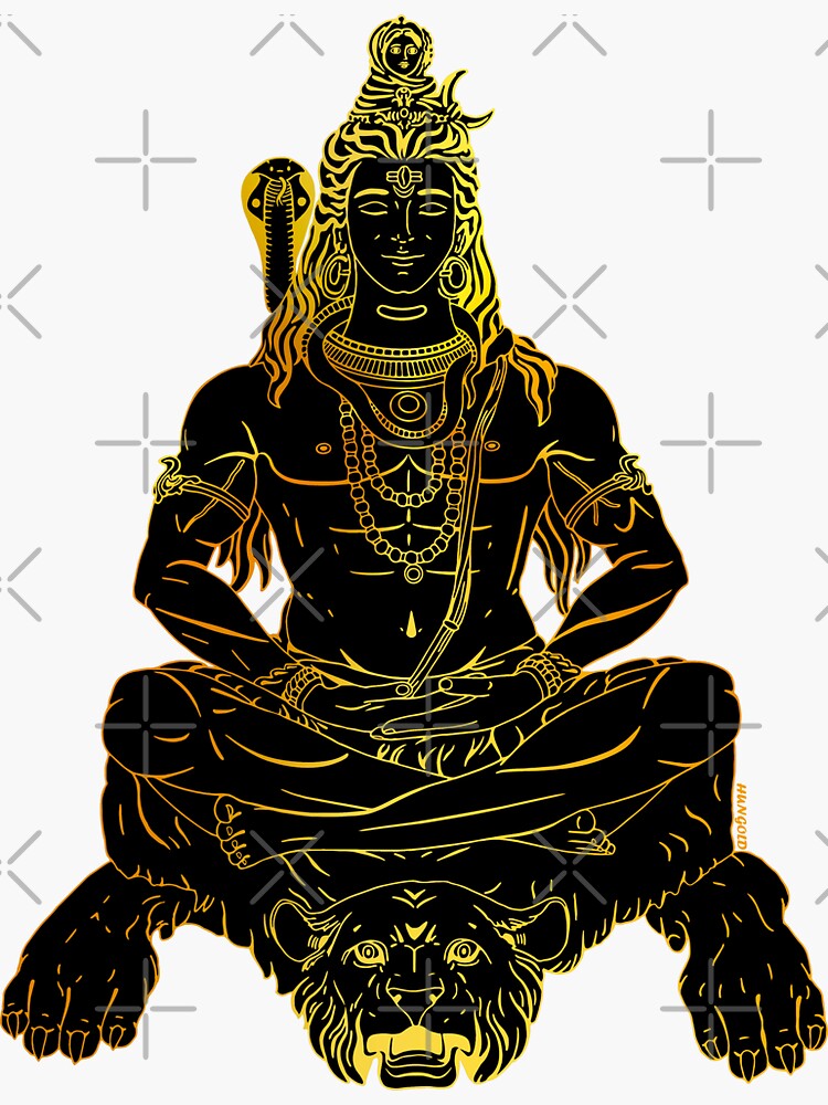 "Lord Shiva" Sticker for Sale by Hungold | Redbubble