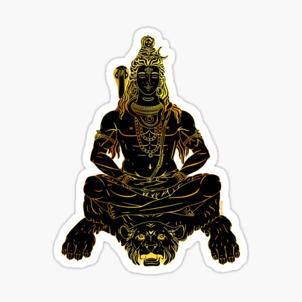 "Lord Shiva" Sticker for Sale by Hungold | Redbubble
