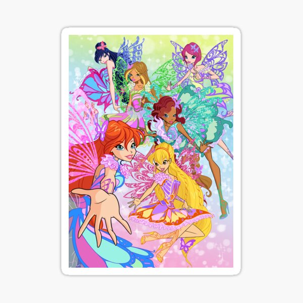 "Winx Club" Sticker for Sale by AvieHudson | Redbubble