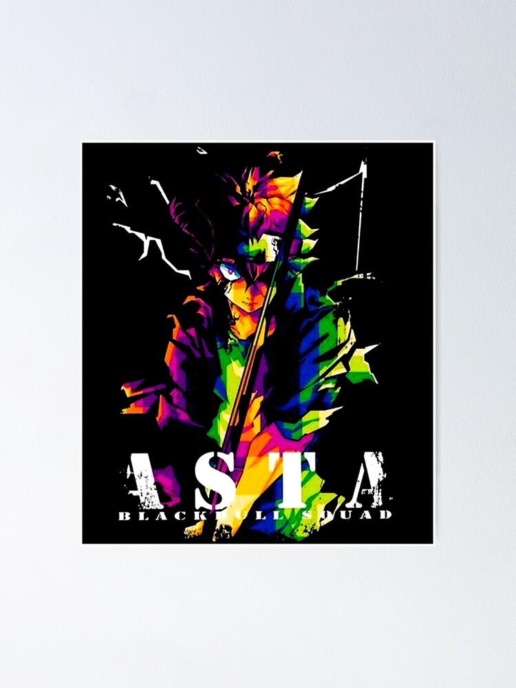 "Asta Black Clover Demon Form" Poster for Sale by SHOP6TUYHFG | Redbubble