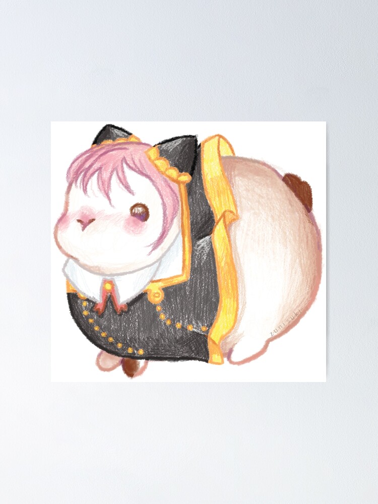 " Anya Smug Face Heh - Spy X Family pastel bunny / rabbit Sticker ...