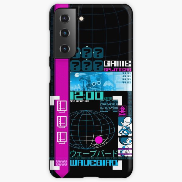 "Wavebird Y2K Black Neon" Samsung Galaxy Phone Case for Sale by ...