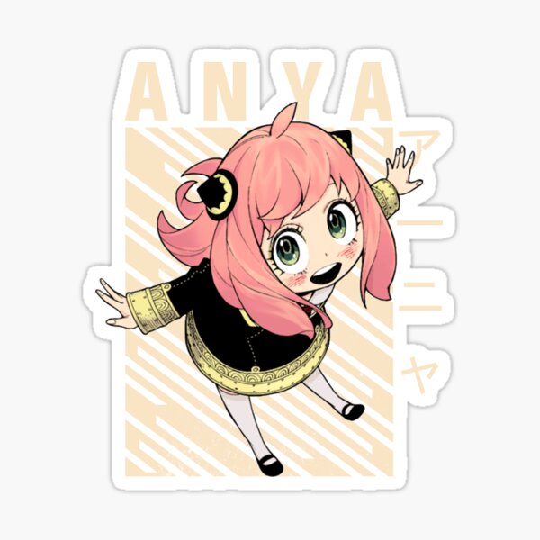 "Anya - Spy X Family" Sticker for Sale by Ime-Art | Redbubble
