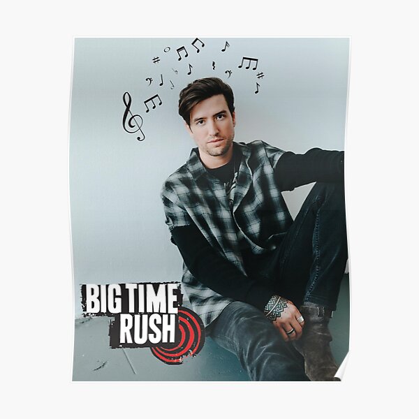 "Big Time Rush Concert Logan BTR Boyband" Poster for Sale by ...