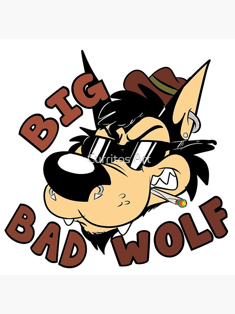 "Big Bad Wolf" Poster by AlbinoChickenX | Redbubble