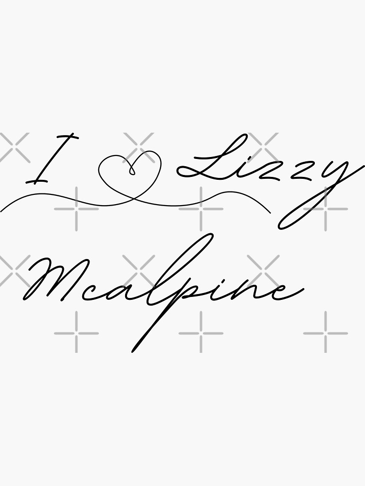 "Lizzy Mcalpine " Sticker for Sale by patidraws | Redbubble