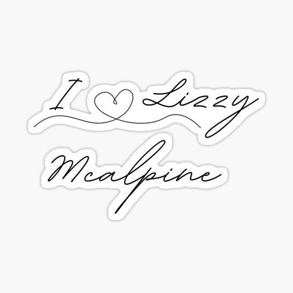 "Lizzy Mcalpine " Sticker for Sale by patidraws | Redbubble