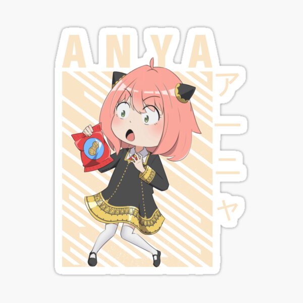 "Anya - Spy X Family" Sticker for Sale by Ime-Art | Redbubble