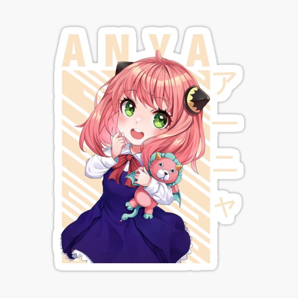 "Anya - Spy X Family" Sticker for Sale by Ime-Art | Redbubble
