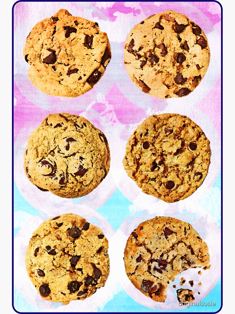 "How the cookie crumbles" Sticker for Sale by originalsusie | Redbubble