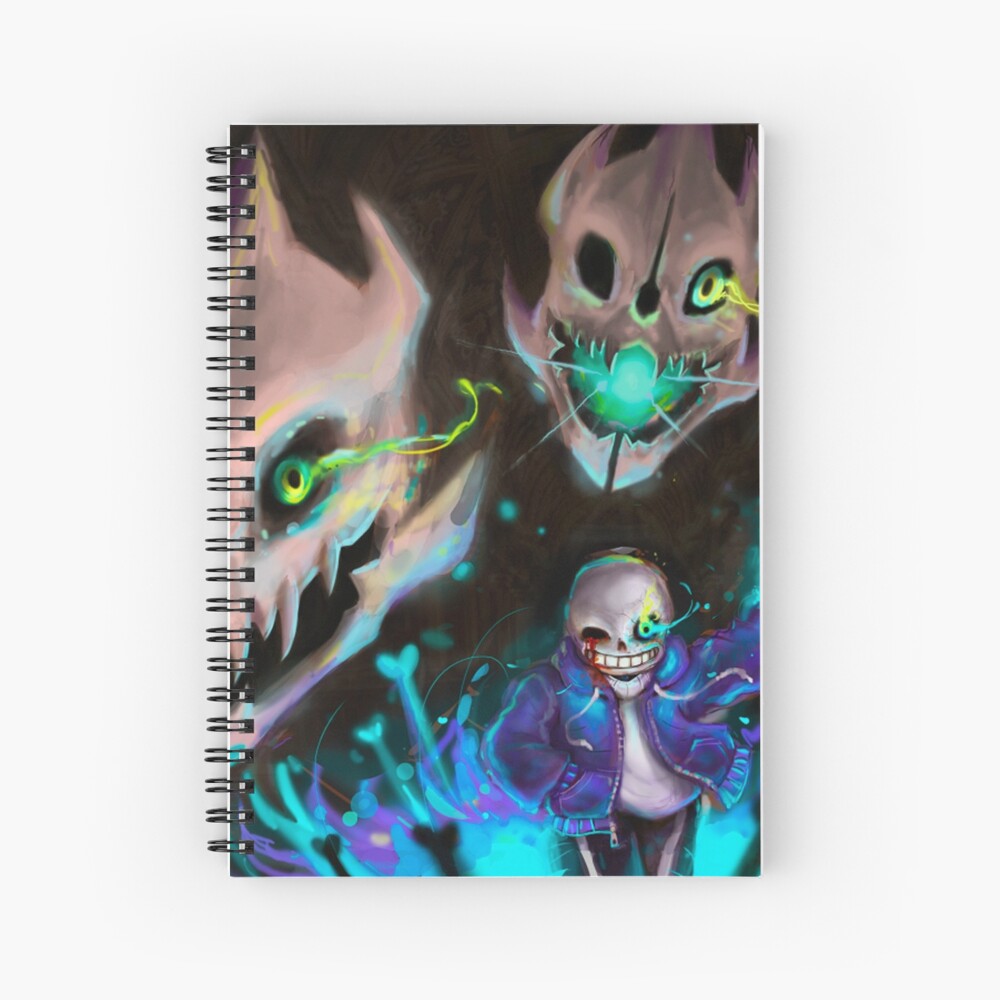 "Sans Undertale" Spiral Notebook for Sale by PeleonShop | Redbubble