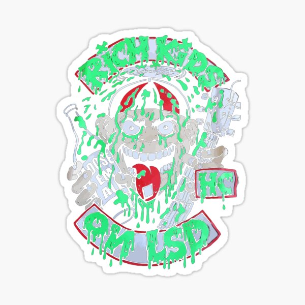 "RICH KIDS ON LSD.RKL" Sticker for Sale by AntoineTremblay | Redbubble
