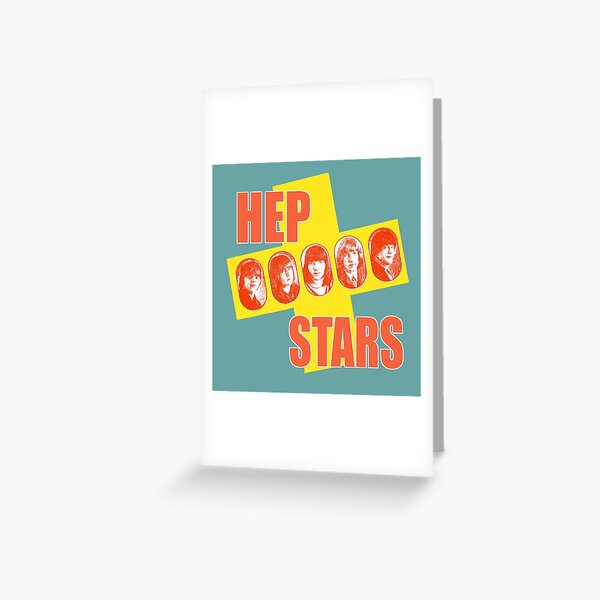 "HD. The Hep Stars - Swedish 1960 Classic Rock" Greeting Card for Sale ...