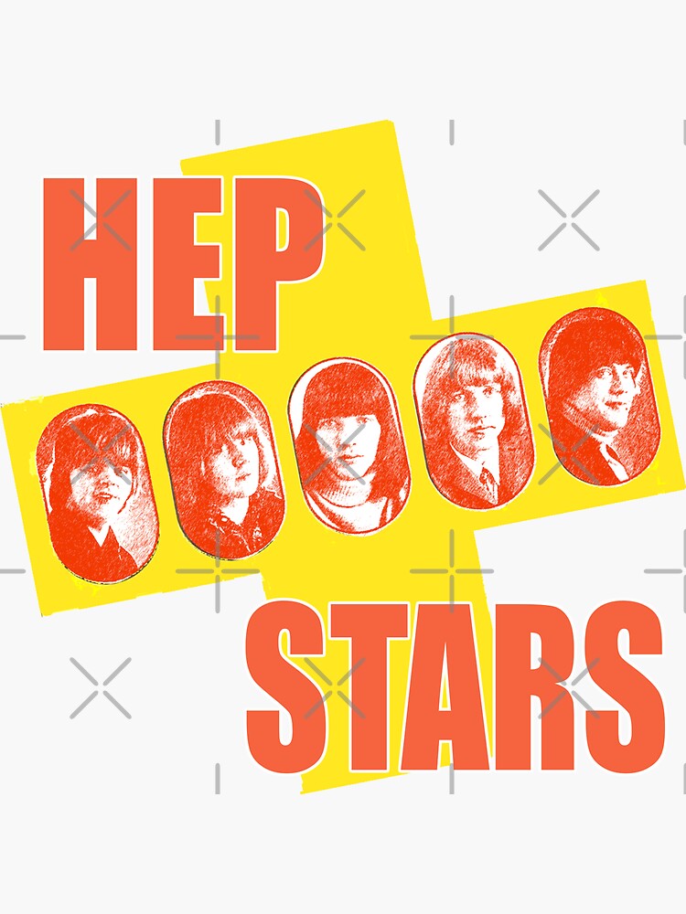 "HD. The Hep Stars - Swedish 1960 Classic Rock" Sticker for Sale by ...