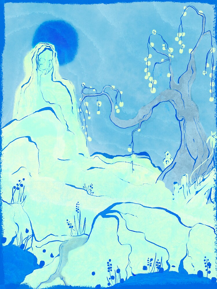 "Blue Grounding" Sticker for Sale by YoungestofSuns | Redbubble