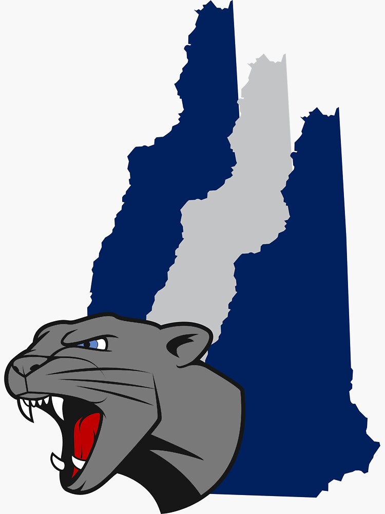 "New Hampshire Border, Wildcats" Sticker for Sale by LatterDaze | Redbubble
