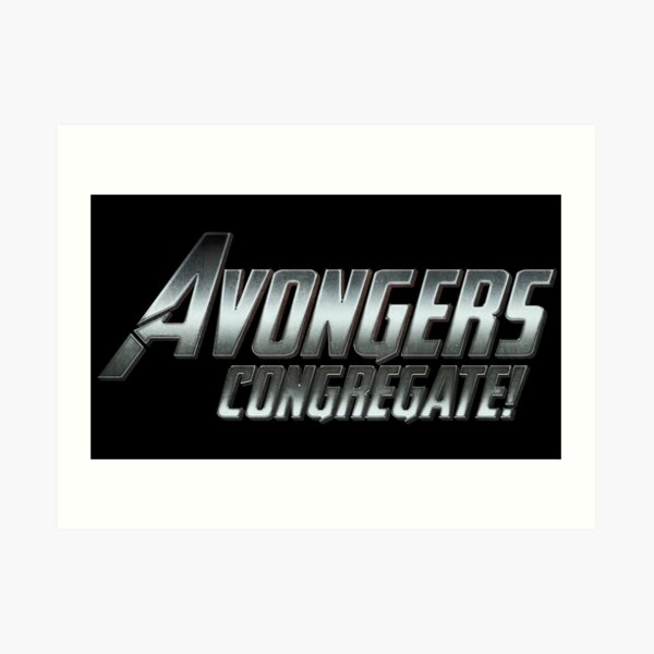 "AVONGERS CONGREGATE! (Bootleg logo)" Art Print for Sale by frikybomb ...