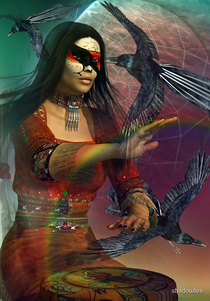 "raven woman" by shadowlea | Redbubble