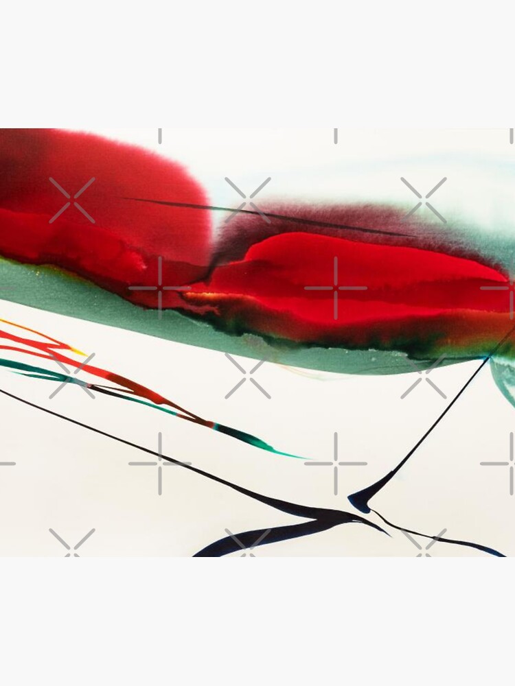 "Red action by paul jenkins " Sticker for Sale by Golido | Redbubble