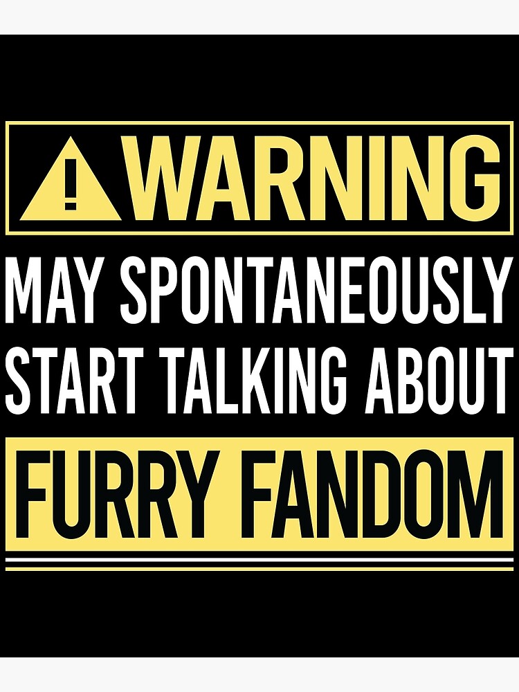 "Warning About Furry Fandom Furrie Fursona Fursuit Anthropomorphic ...