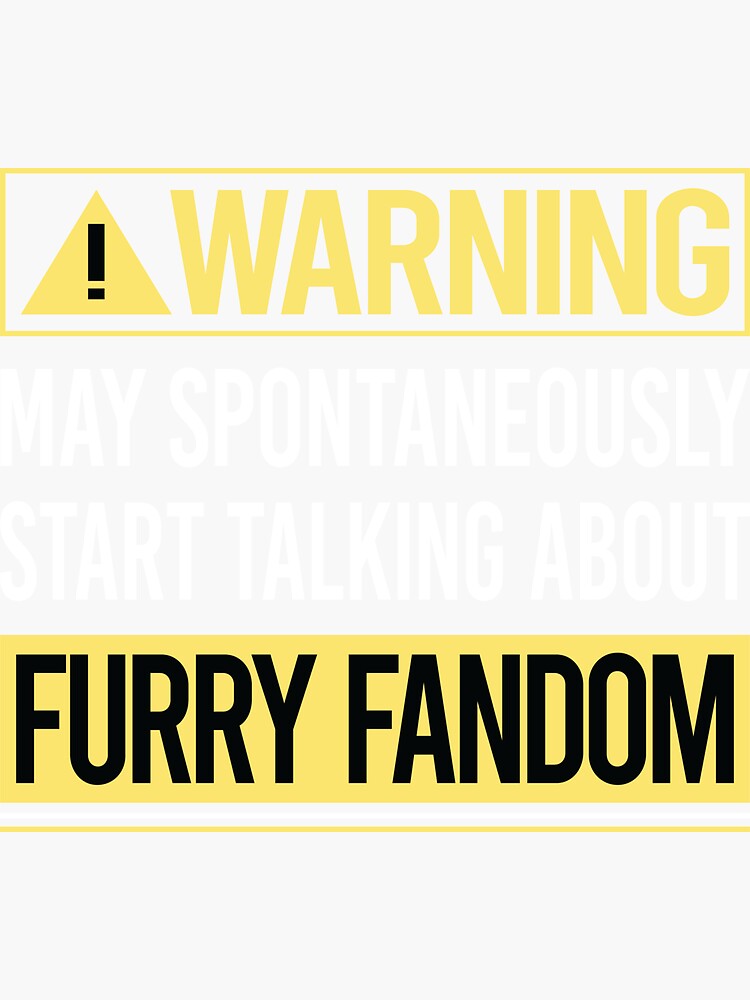 "Warning About Furry Fandom Furrie Fursona Fursuit Anthropomorphic ...