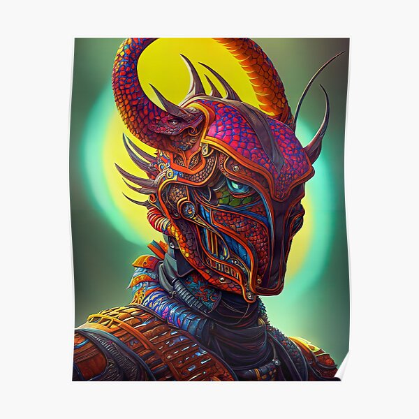 "Dragon Hunter" Poster for Sale by Limitless-psai | Redbubble