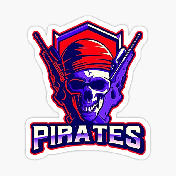 "Pirates One Team" Sticker for Sale by Rorulent | Redbubble