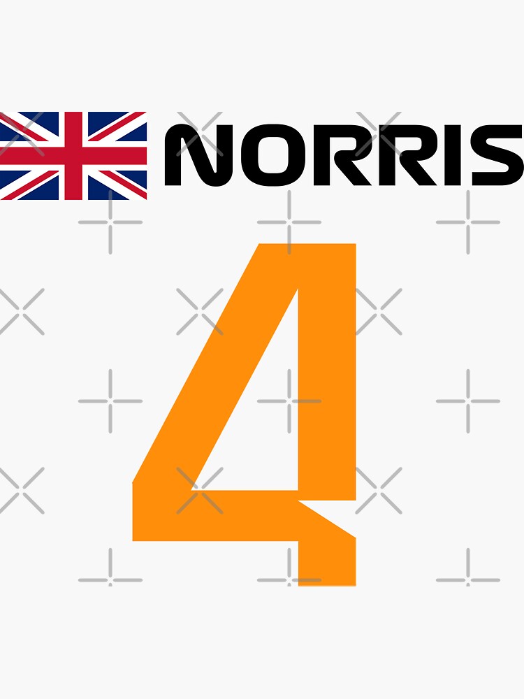 "Lando Norris 4 2022 United Kingdom" Sticker for Sale by larsmeijer11 ...