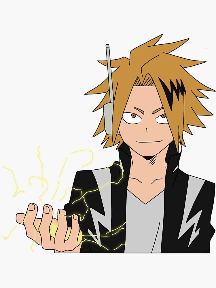 "Denki" Sticker for Sale by DigitalRedesign | Redbubble
