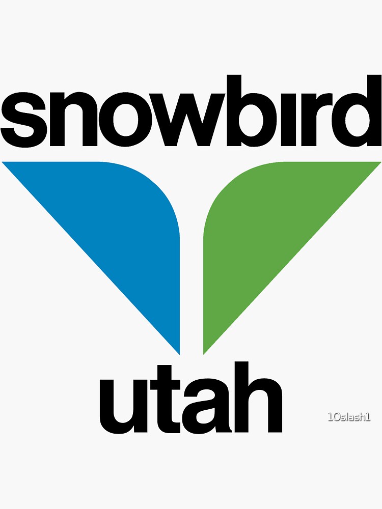 "Snowbird, Utah" Sticker for Sale by 10slash1 | Redbubble
