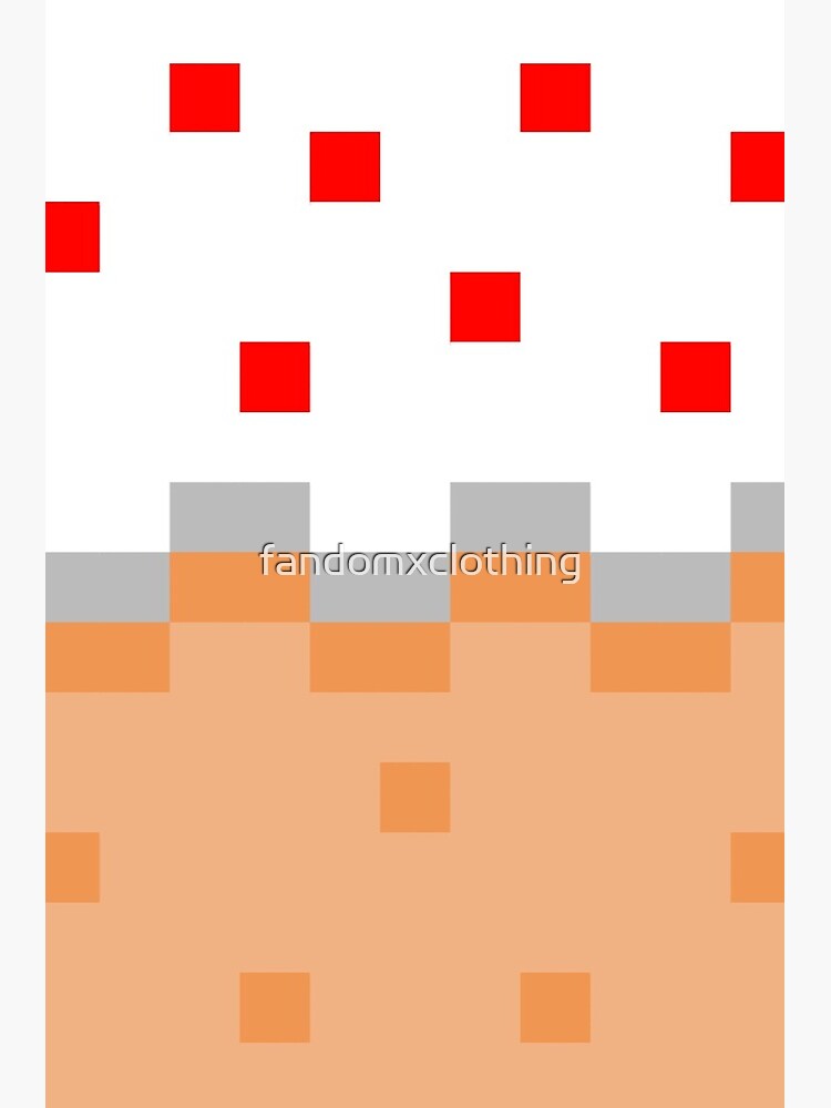 "Minecraft Cake Pixel Design - Many Items Available" Art Print by ...