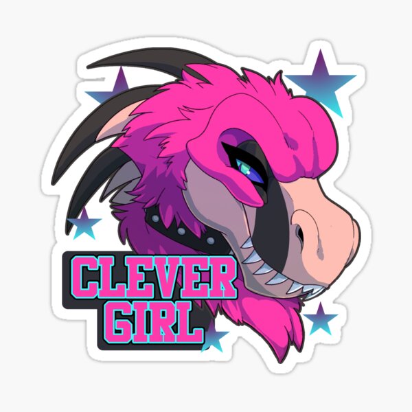 "Clever Girl Forte" Sticker for Sale by chordsykat | Redbubble