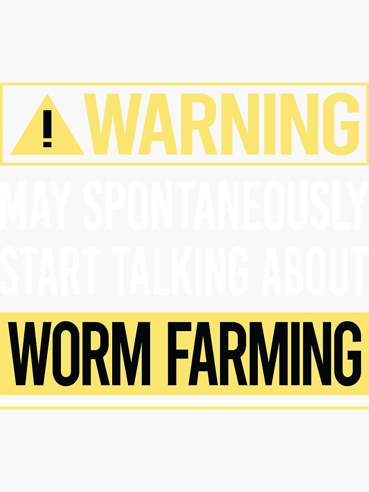 "Warning About Worm Farming Farmer Vermiculture Vermicompost ...