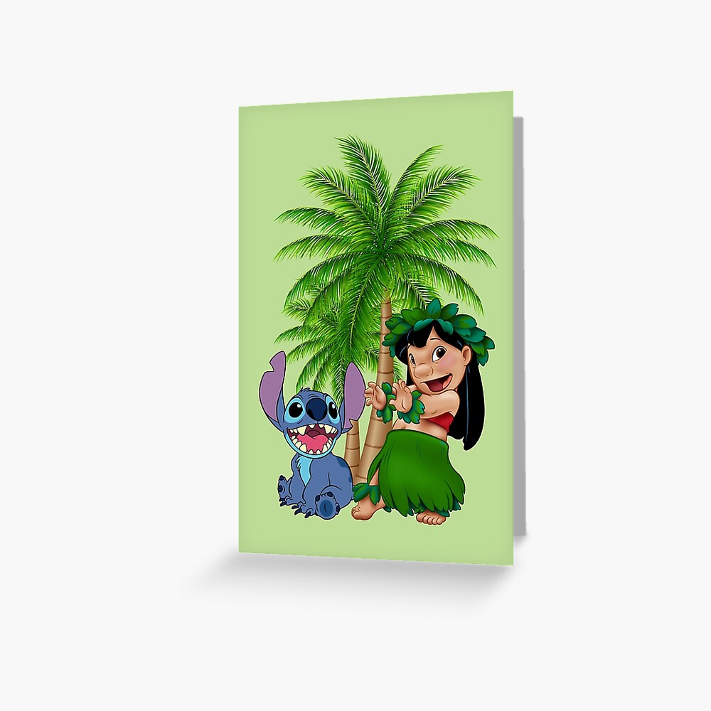 "Lilo And Stitch" Greeting Card for Sale by NINUCI | Redbubble