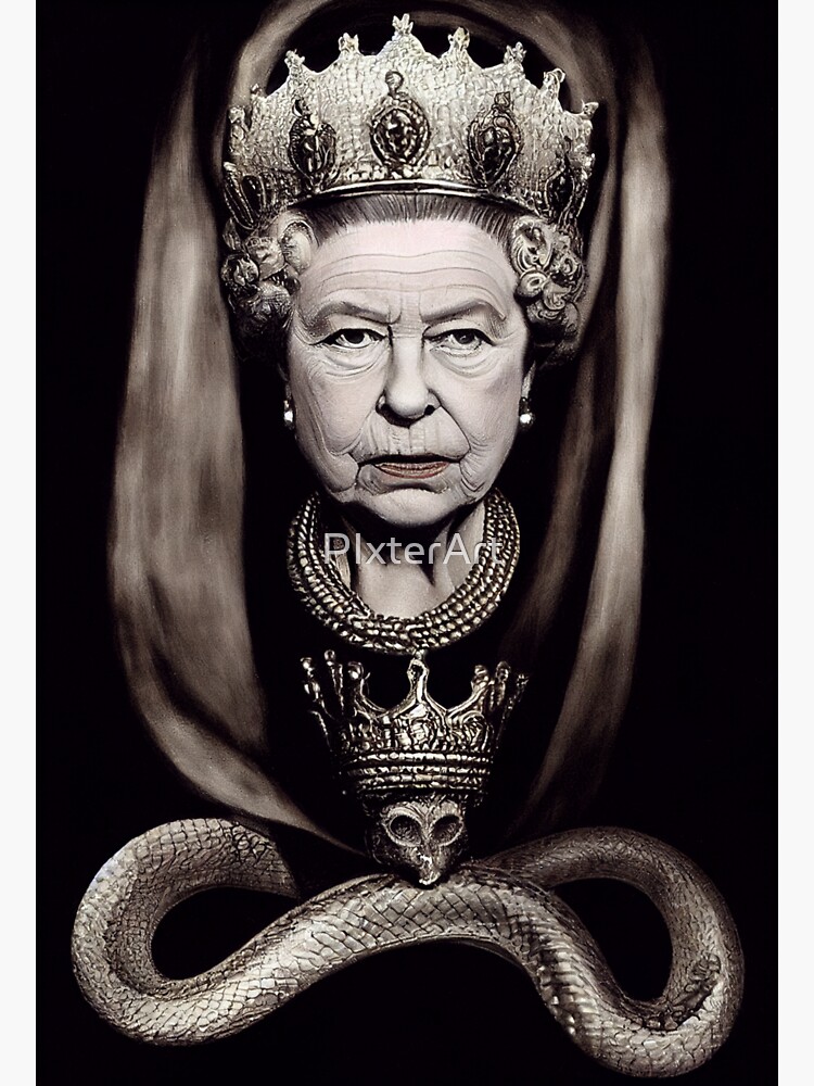 "Queen - kings of snakes" Sticker for Sale by PIxterArt | Redbubble