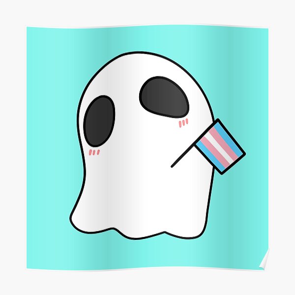 "Transgender Ghost" Poster for Sale by spadesir | Redbubble