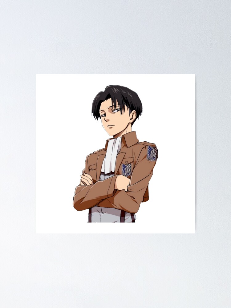 "Levi Ackerman Sticker Design for Tshirt & Hats & Covers " Poster for ...