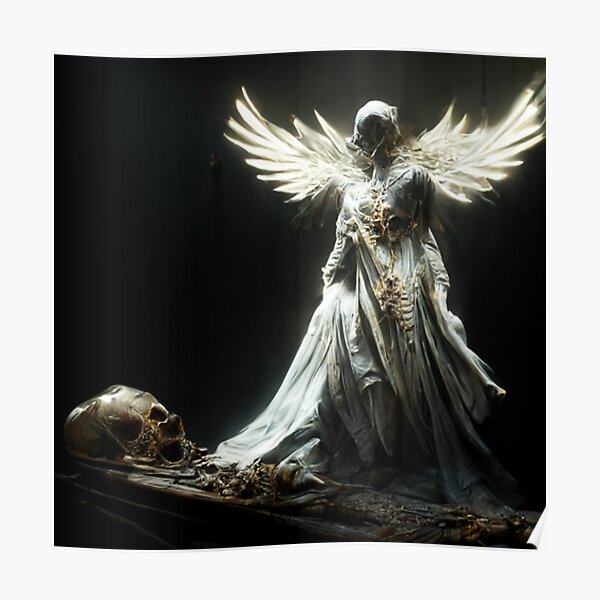 "White Angel of Death." Poster for Sale by SadStation | Redbubble