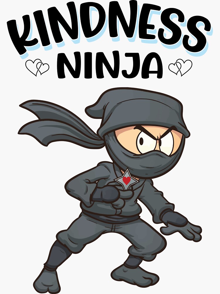 "Unity - Kindness Ninja" Sticker for Sale by reedae | Redbubble