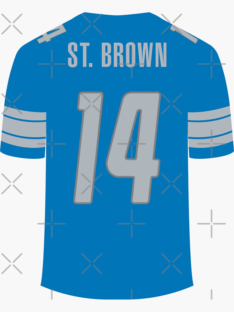 "Amon-Ra St. Brown - Detroit Lions" Sticker for Sale by OnTargetSports ...