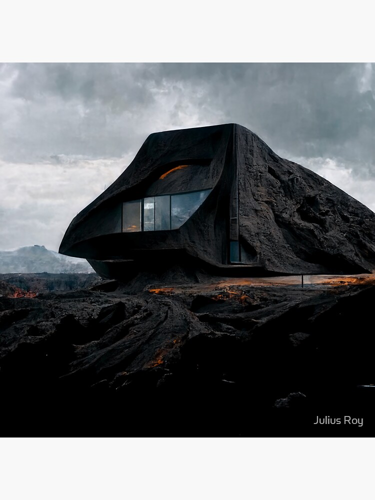 "THE VOLCANO BUNKER" Sticker for Sale by LuxArteStudio | Redbubble