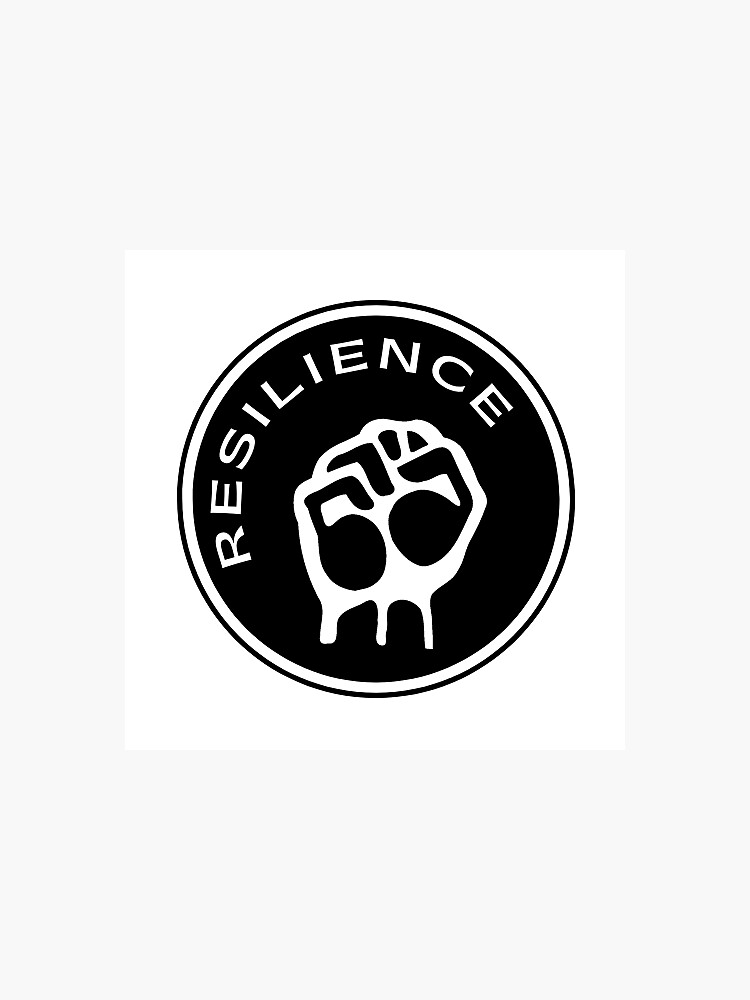 "RESILIENCE" Sticker for Sale by Jordiet84 | Redbubble