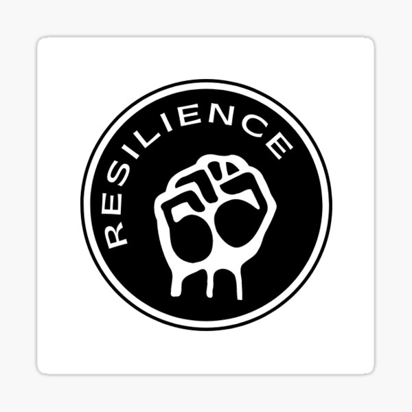 "RESILIENCE" Sticker for Sale by Jordiet84 | Redbubble