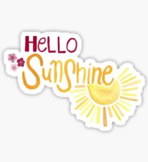 Hello Sunshine Stickers | Redbubble