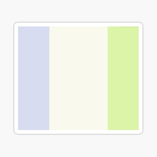 "pale green-blue color palette" Sticker for Sale by Froggoaddicted ...