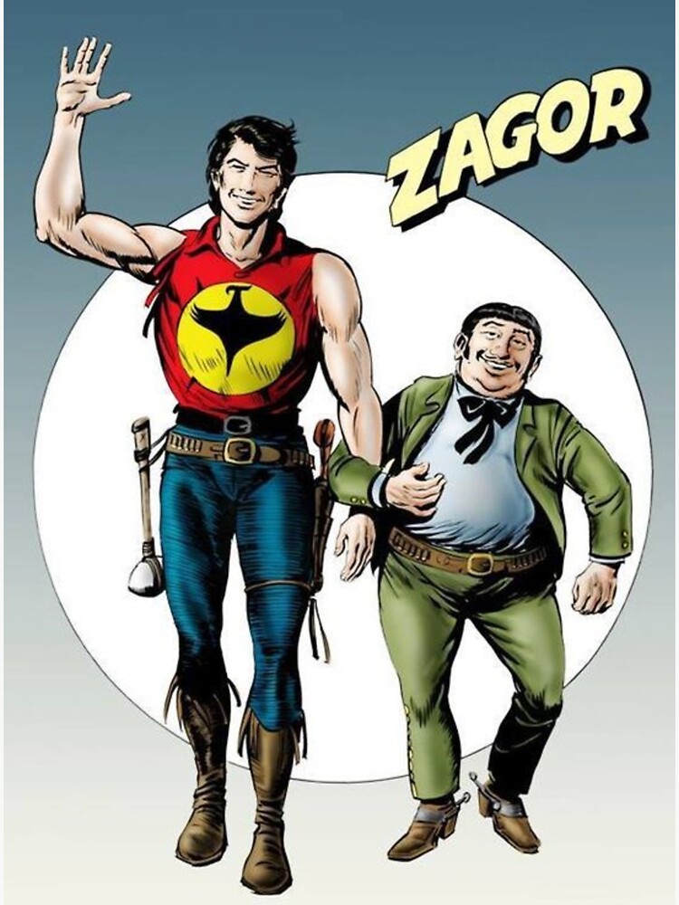 "zagor " Sticker for Sale by MIJAK | Redbubble