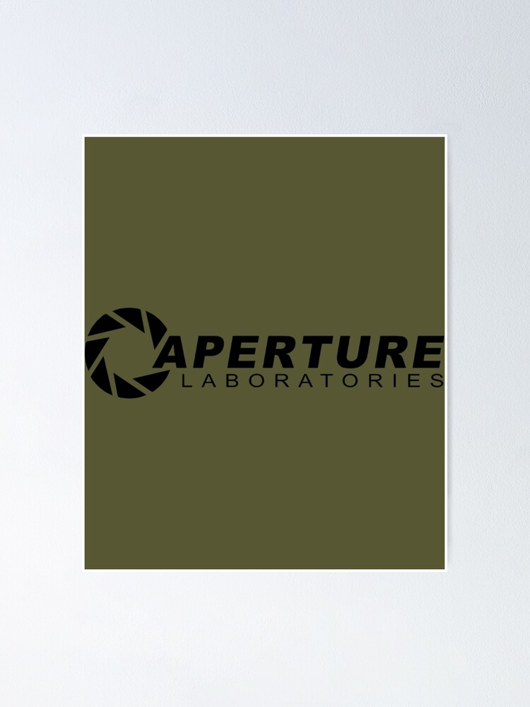 "Portal 2 Aperture Science Logo" Poster for Sale by StephanCordes ...