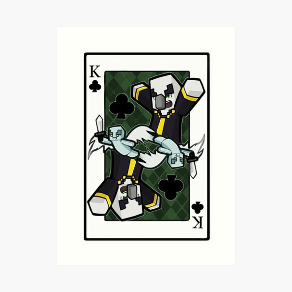 "Minecraft evoker king" Art Print for Sale by DreamersVault | Redbubble